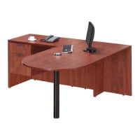 Laminate Office Bullet Desk Shell - The Furniture Family