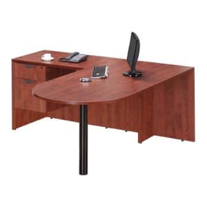 Laminate Office Bullet Desk Shell - The Furniture Family